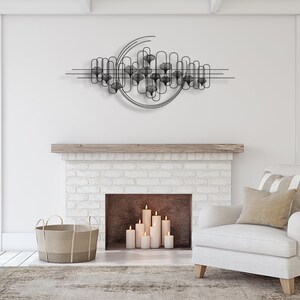 Sea Shell Inspired Decoration Wall Art, Geometric Wall Art, Abstract ...