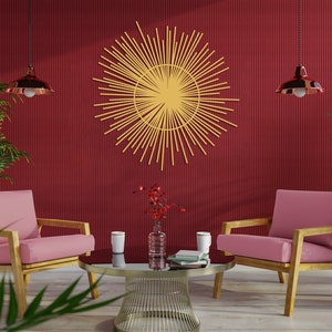 Gold Inspired Sun Metal Wall Art Outdoor Wall Decor Gold - Etsy