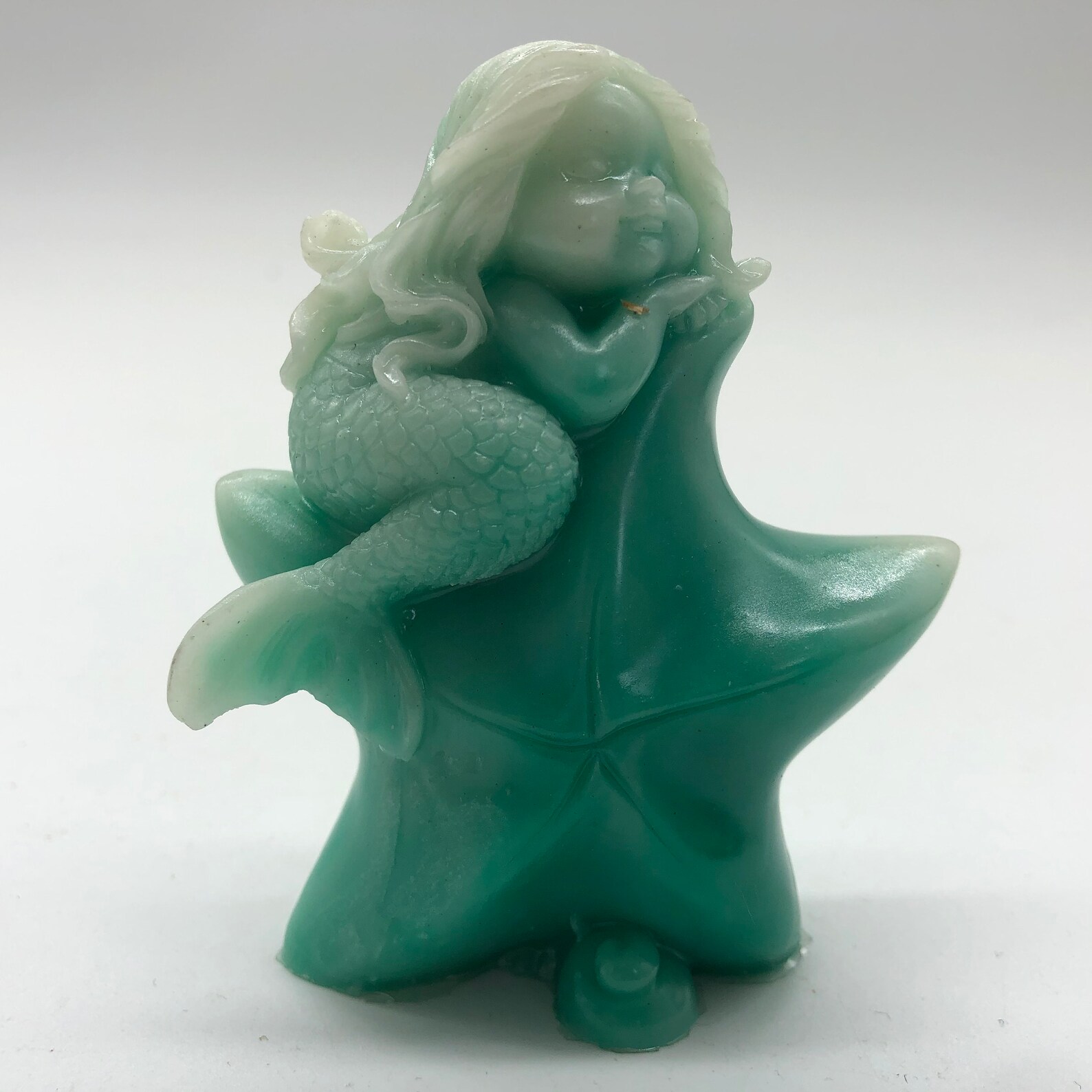 Luminous Stones Quartz Crystal Hand Carved Mermaid Star - Etsy