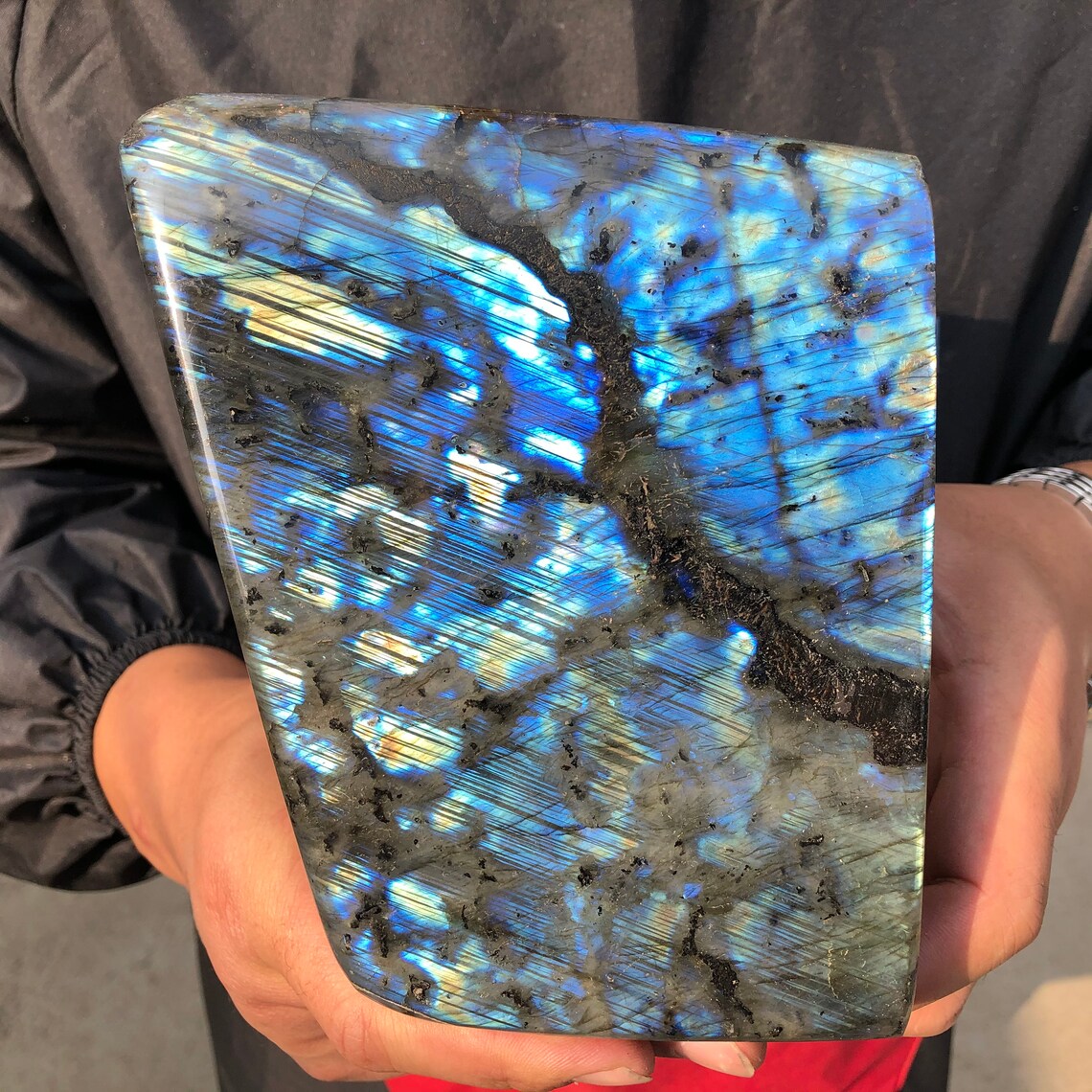 Natural Labradorite Quartz Crystal Specimen Quartz Crystal - Etsy