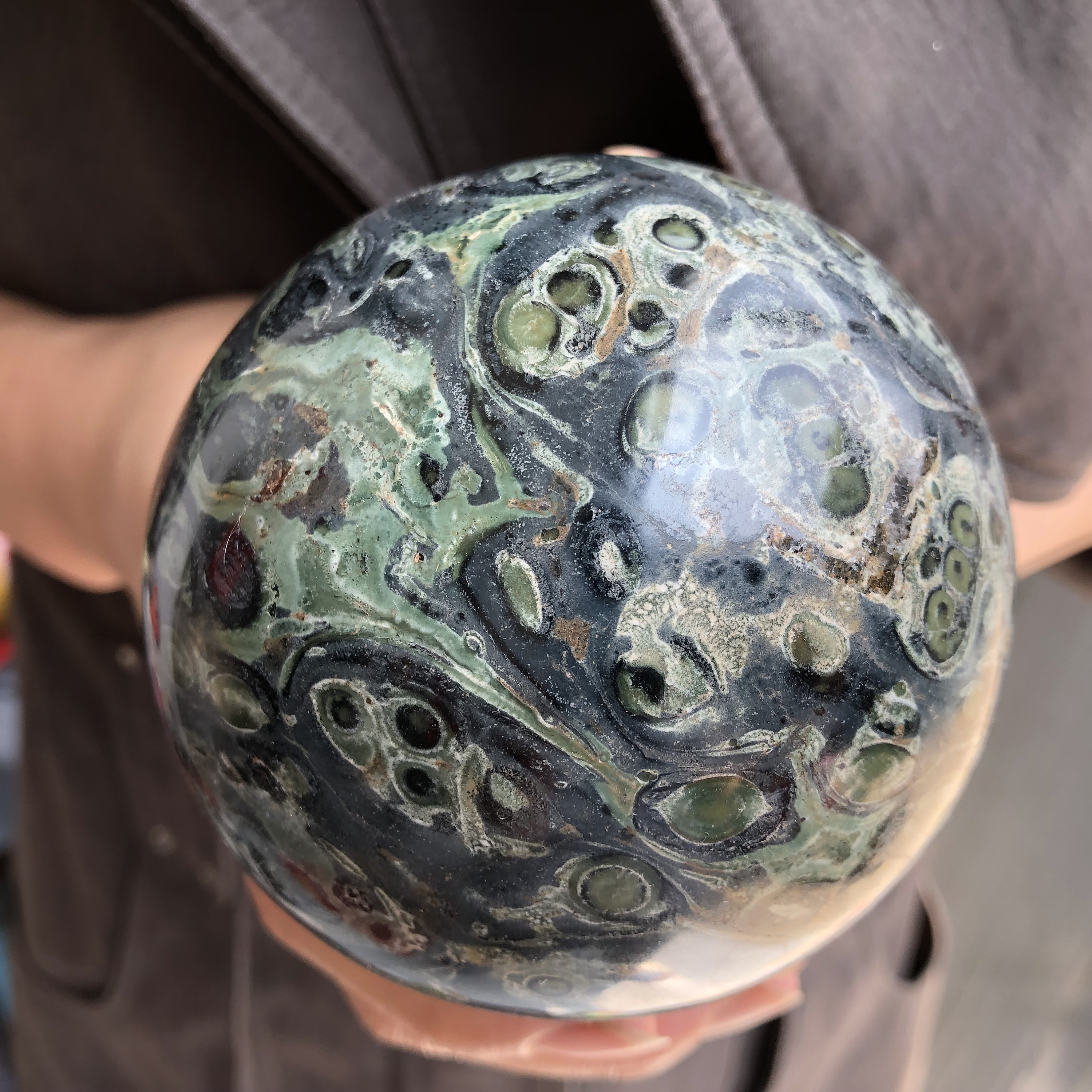 Natural Kambaba Jasper Sphere Quartz Crystal Ball Reiki | Etsy