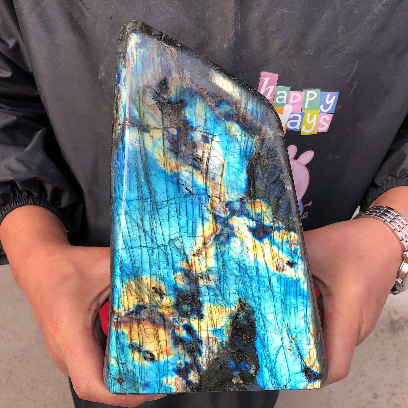 Natural Labradorite Quartz Crystal Specimen Quartz Crystal - Etsy