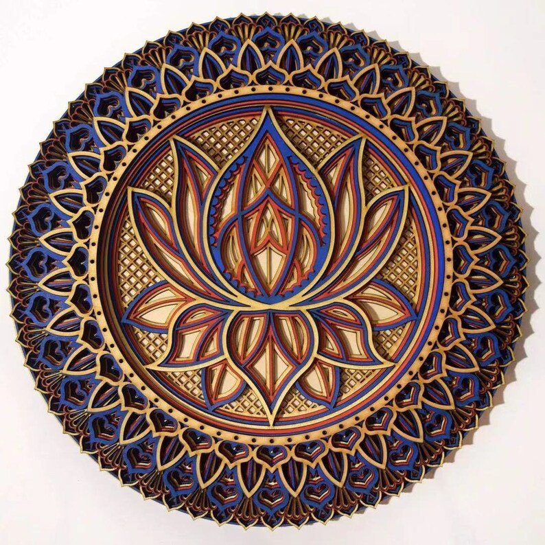 Metal Mandra Color Art Wall Home Decor Plate Mat 1pc - Etsy