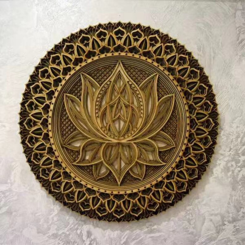 Metal Mandra Color Art Wall Home Decor Plate Mat 1pc - Etsy