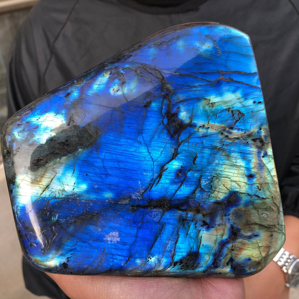 Natural Labradorite Quartz Crystal Specimen Quartz Crystal - Etsy