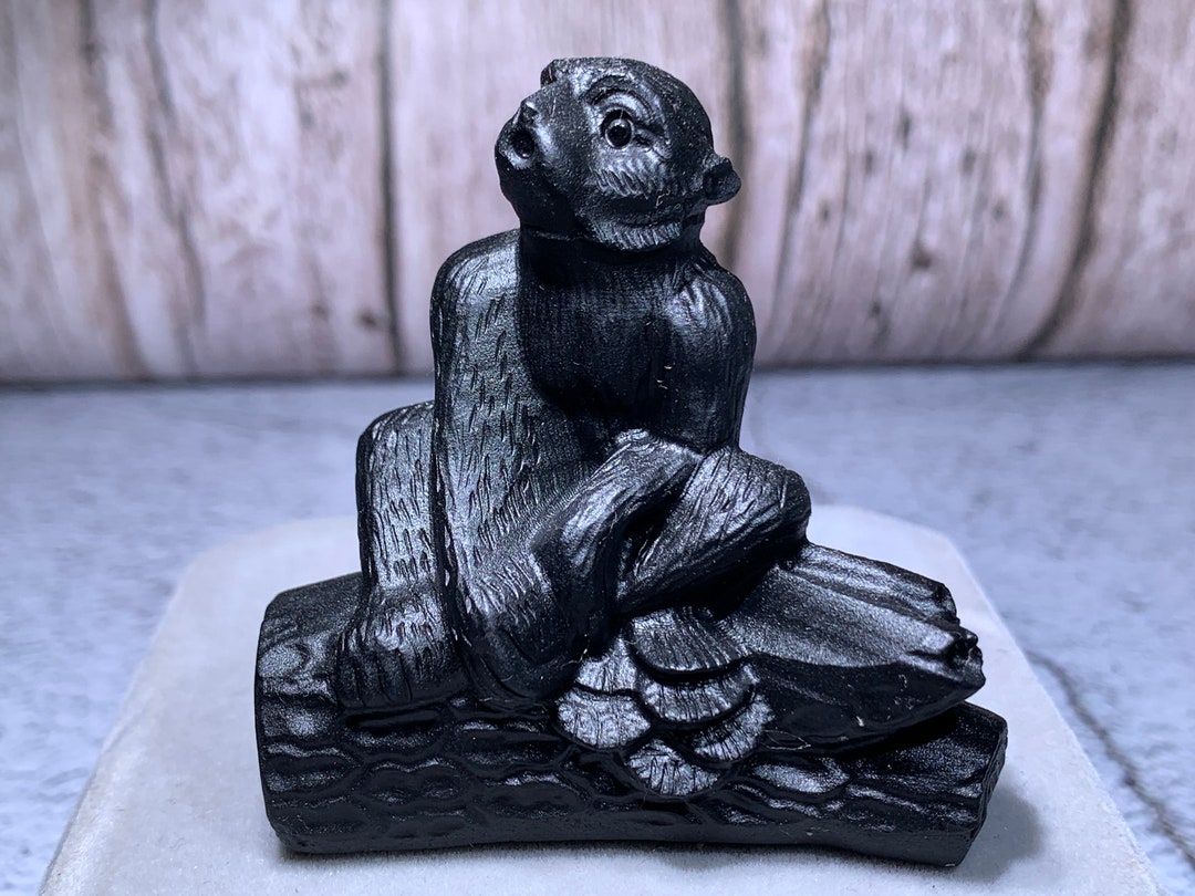 2.4'' Natural Obsidian Crystal Carving,crystal Monkey,crystal Skull ...