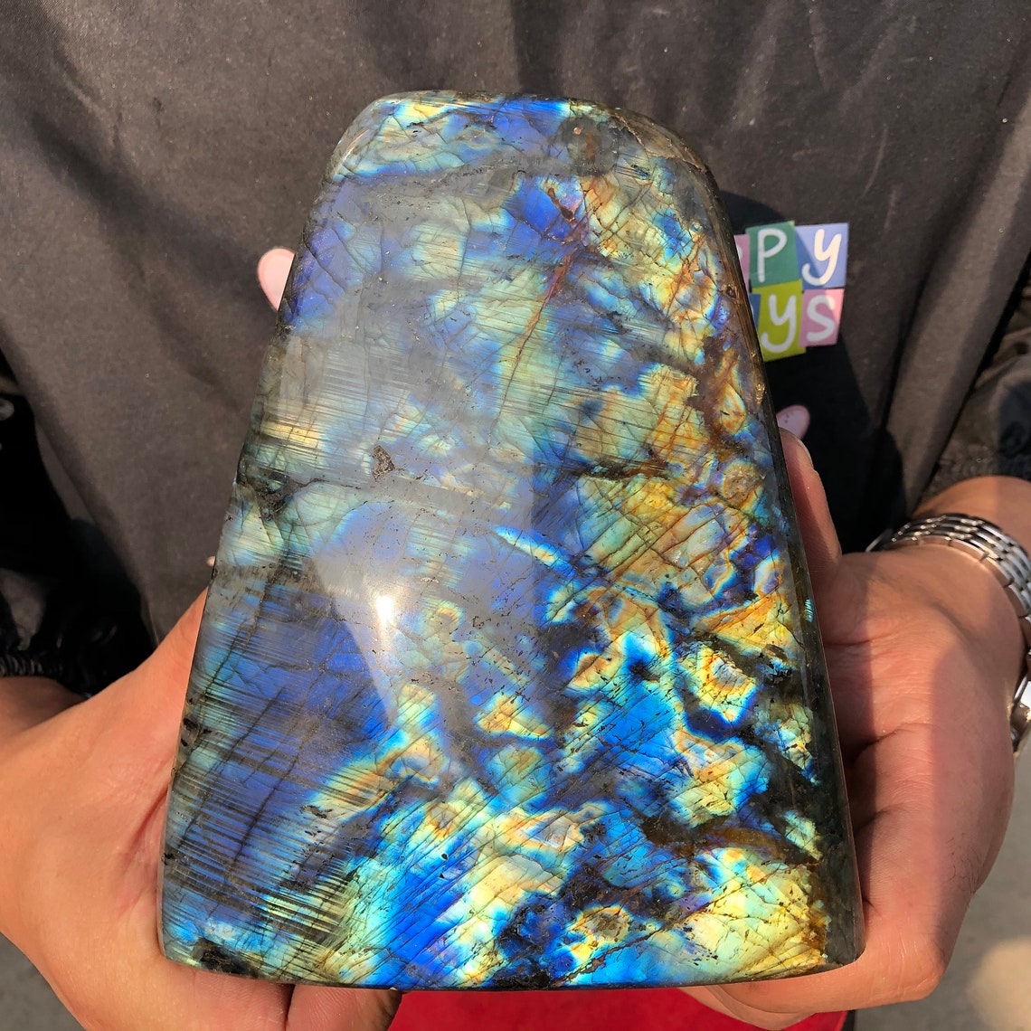 Natural Labradorite Quartz Crystal Specimen Quartz Crystal - Etsy