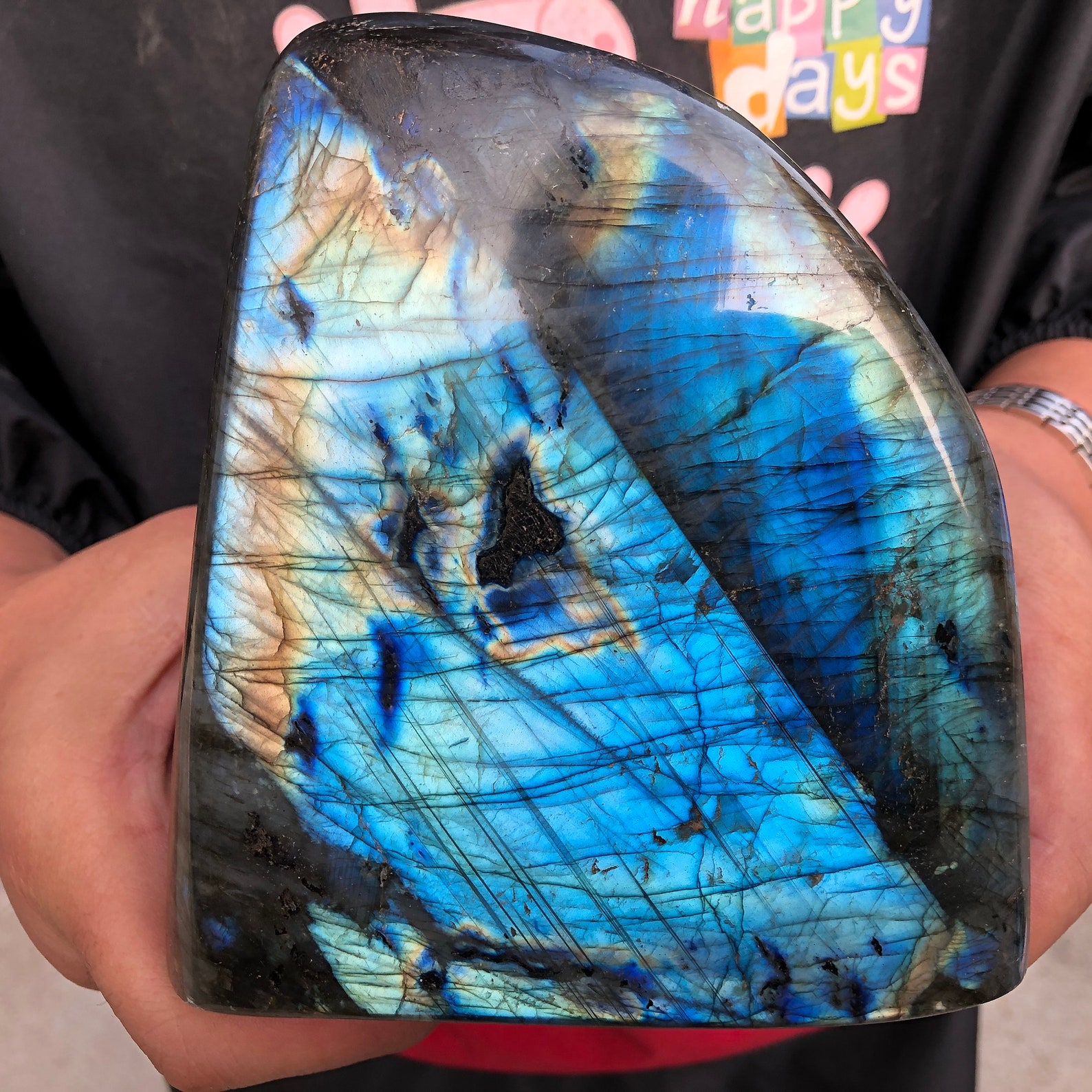 Natural Labradorite Quartz Crystal Specimen Quartz Crystal - Etsy