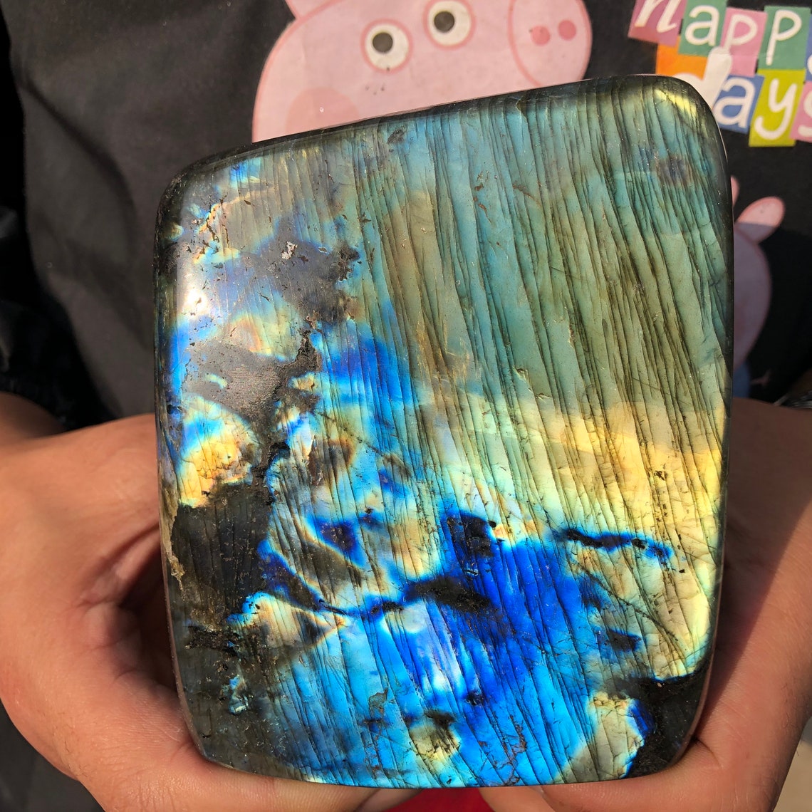 Natural Labradorite Quartz Crystal Specimen Quartz Crystal - Etsy