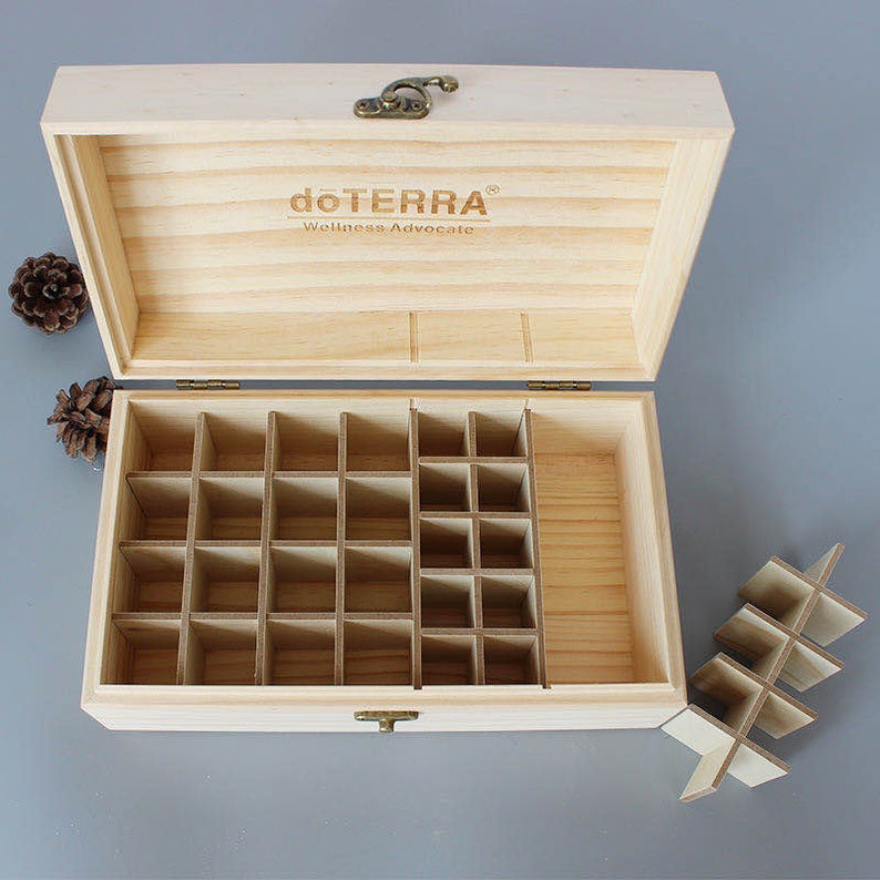 Wooden Box Hand Carved Gifts Box Essential Oil Box | Etsy