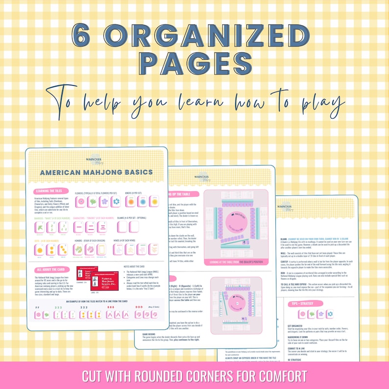 Quick Visual Reference Guide to American Mahjong: How to Play, Tiles, Strategies, Tips for ...