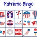 PATRIOTIC BINGO GAME - Includes 16 Different Cards Using 36 Different ...