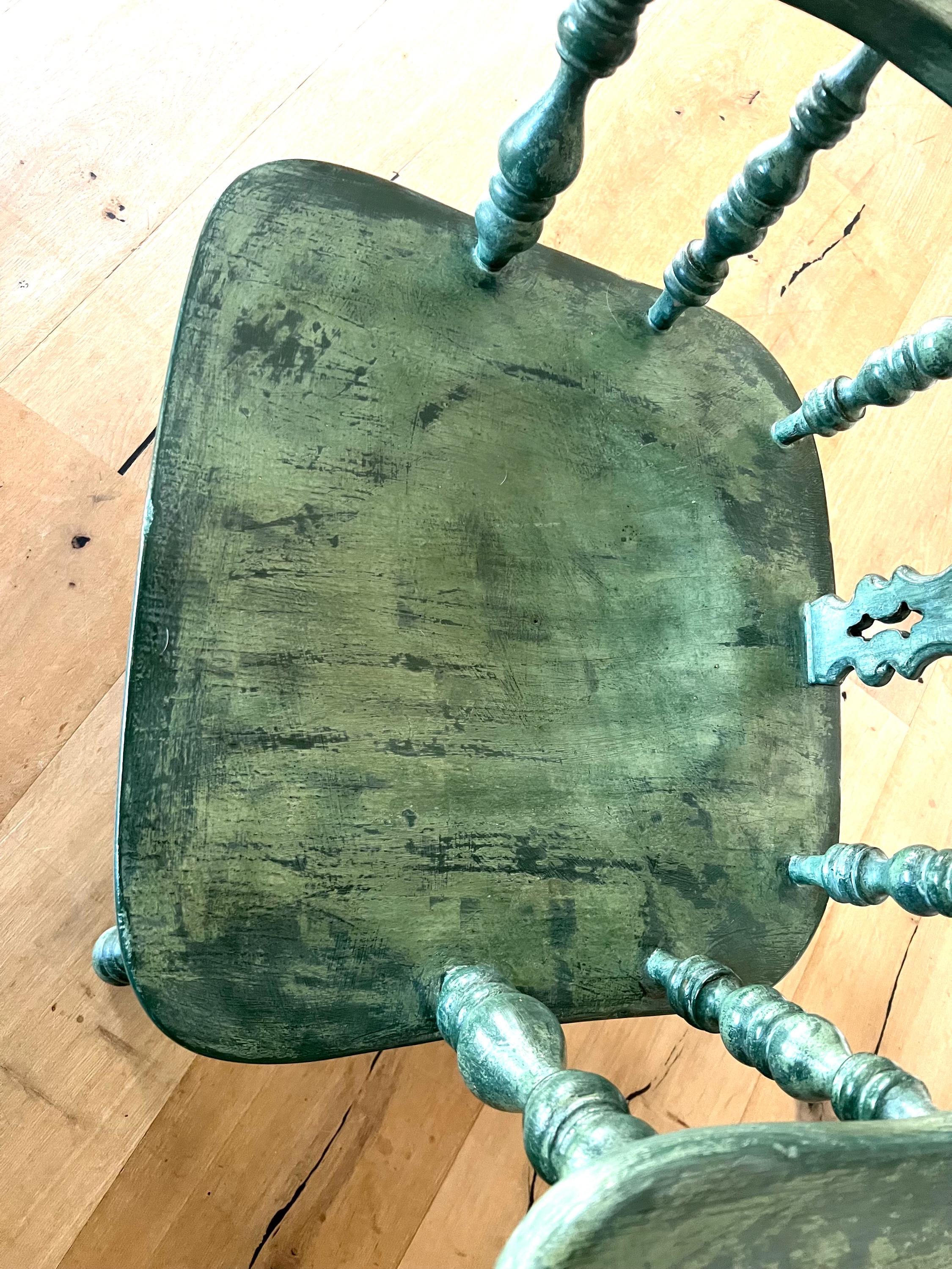 Green Windsor Chair - Etsy