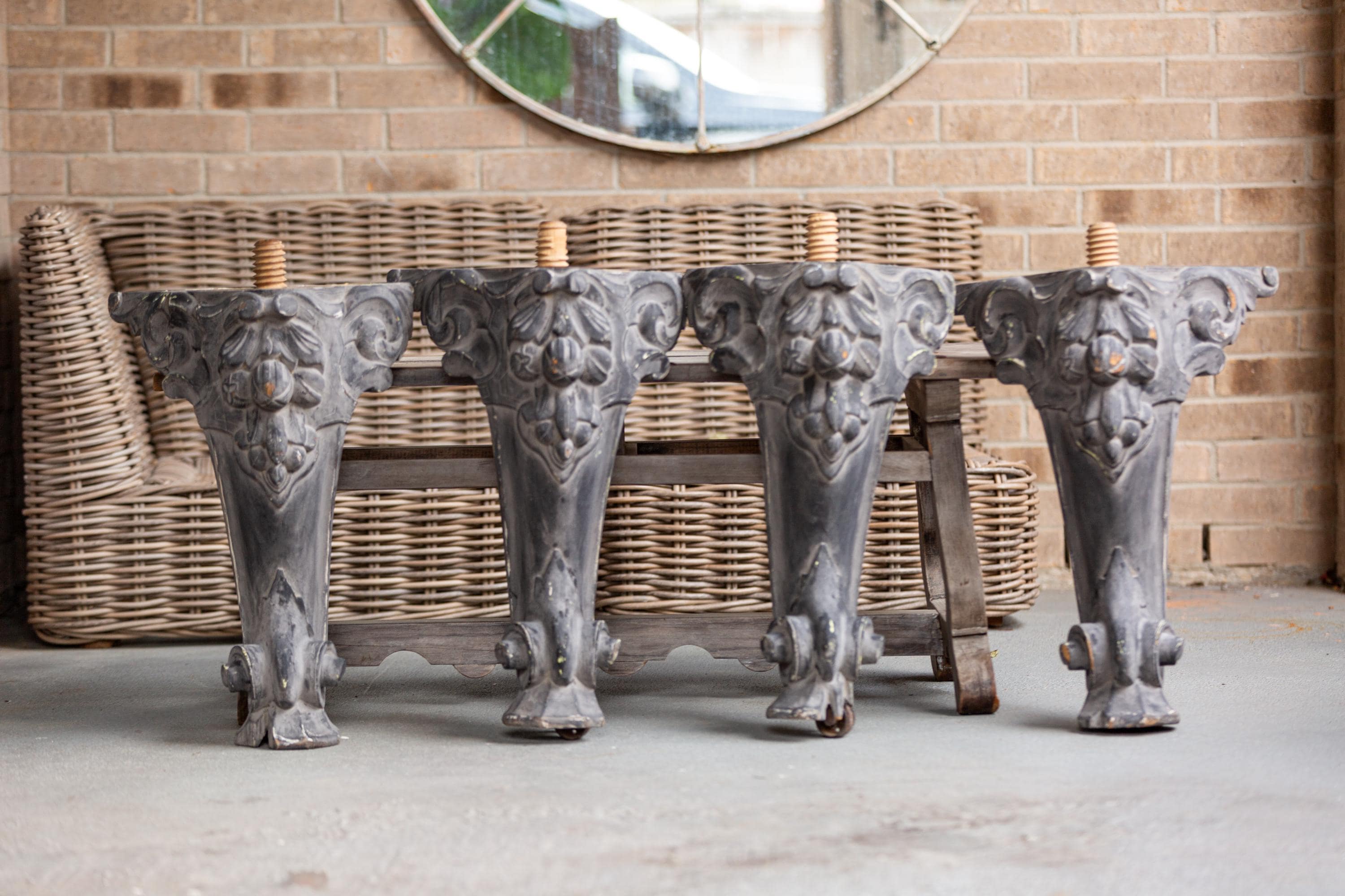 Reclaimed Antique Grand Piano Legs - Etsy