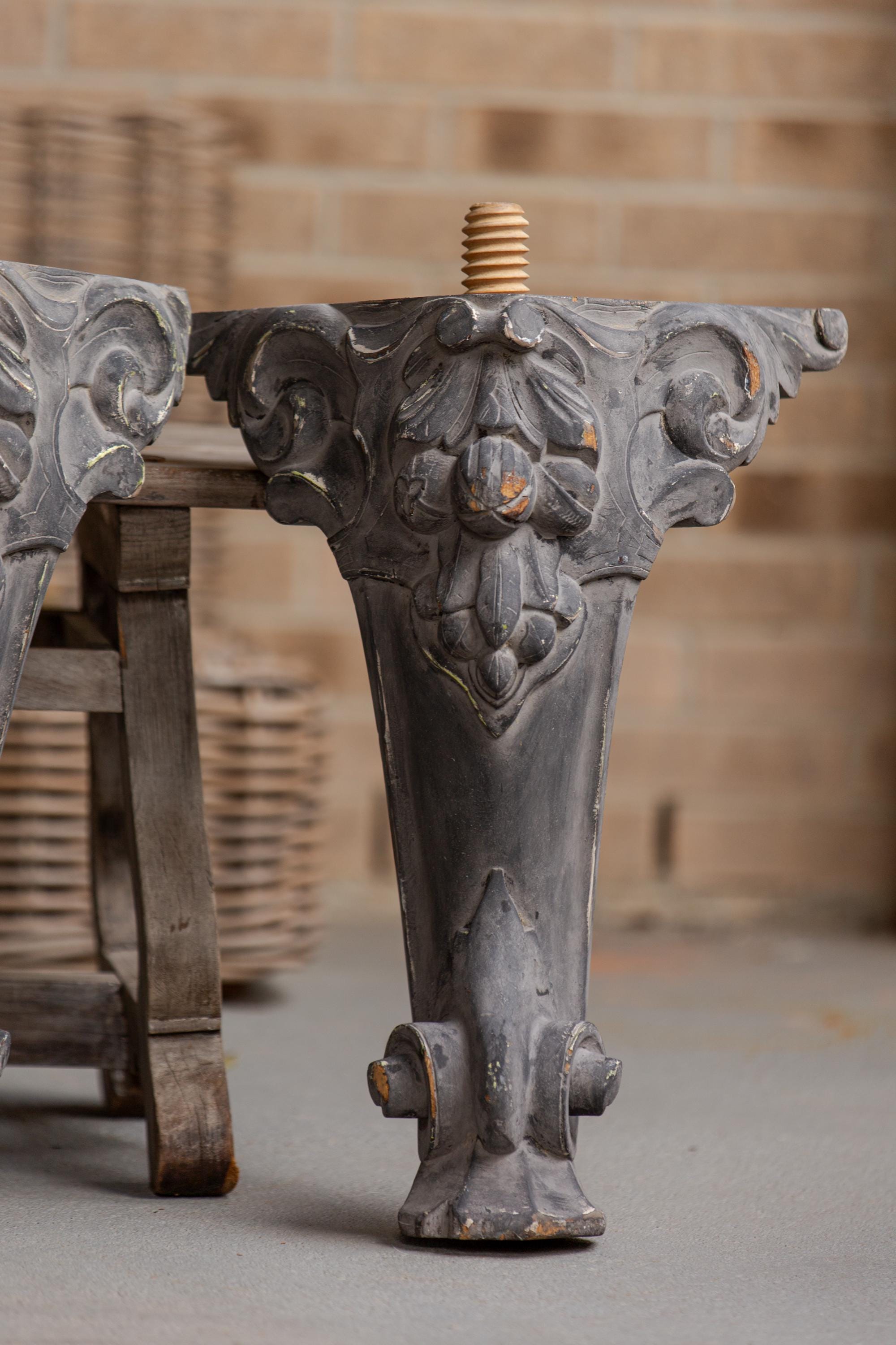 Reclaimed Antique Grand Piano Legs - Etsy