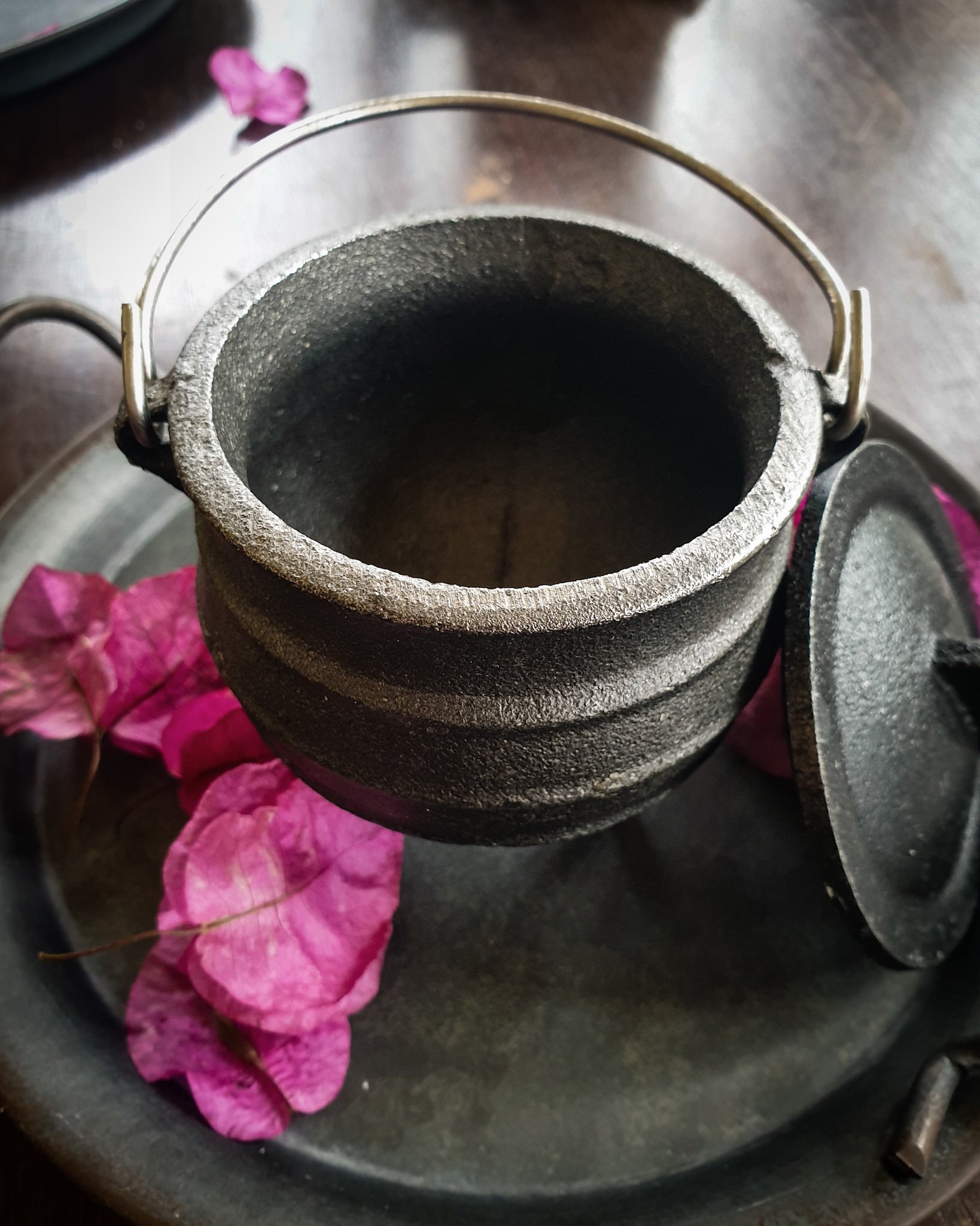 Cast Iron Cauldron Pot Kitchen Witch Decor Apothecary Wiccan - Etsy