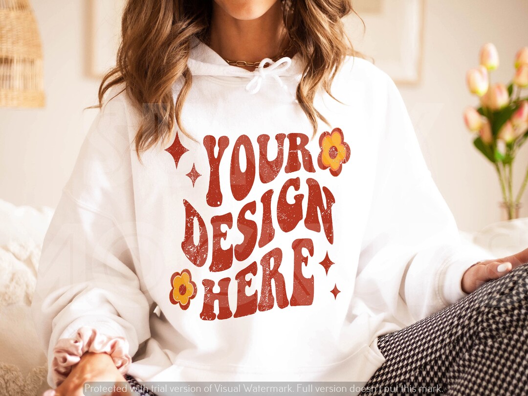 Gildan 18500 Hoodie Model Mockup Oversized Hoodie Mockup Hoodie Model