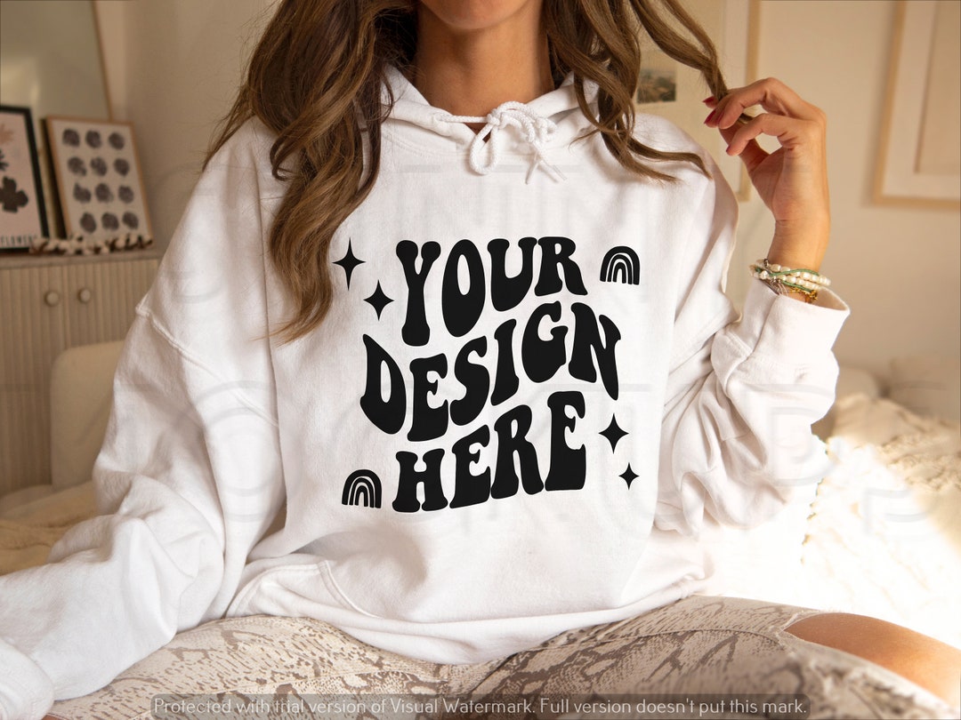 Gildan 18500 Hoodie Model Mockup Oversized Hoodie Mockup Hoodie Model