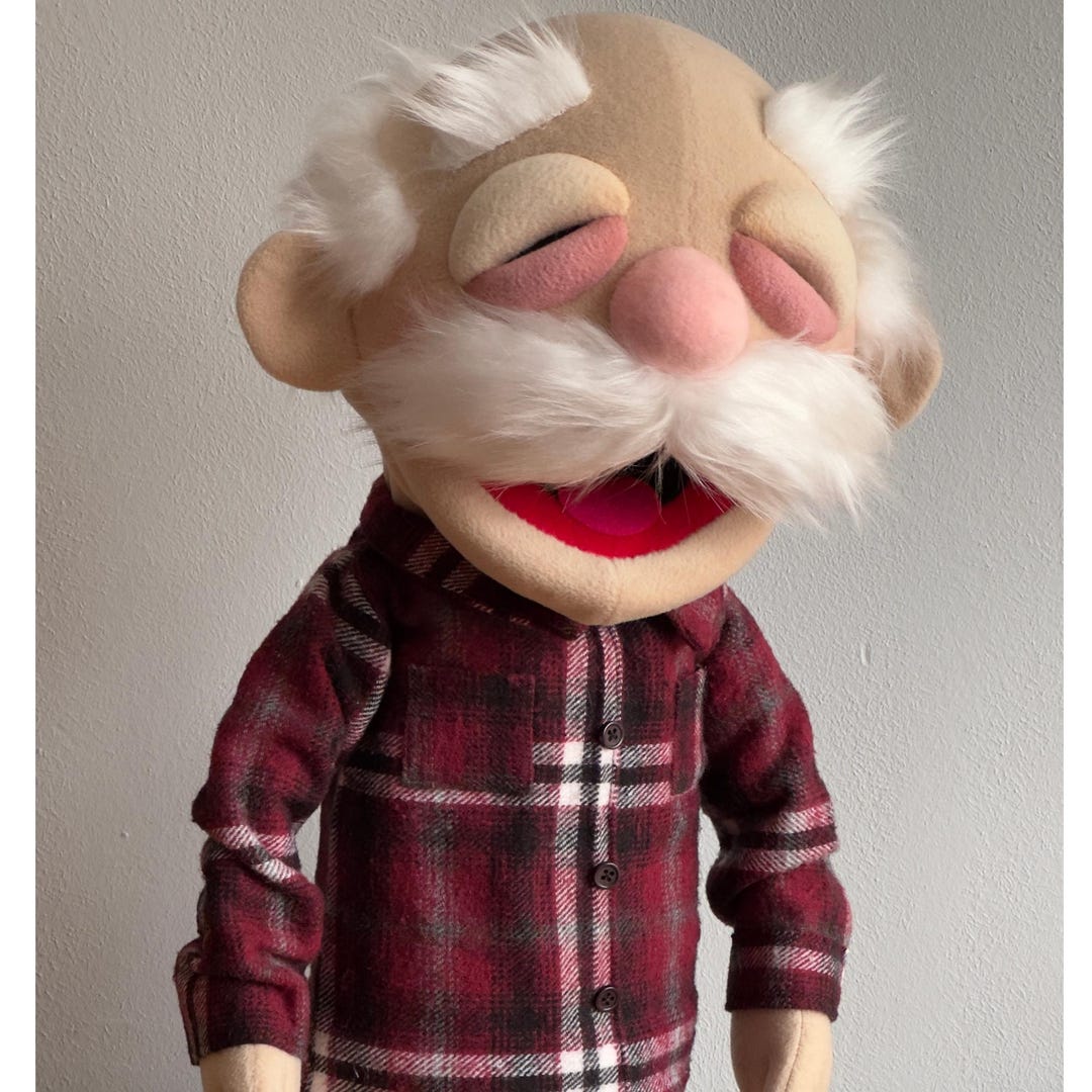 Grandpa Hand Puppet - Etsy