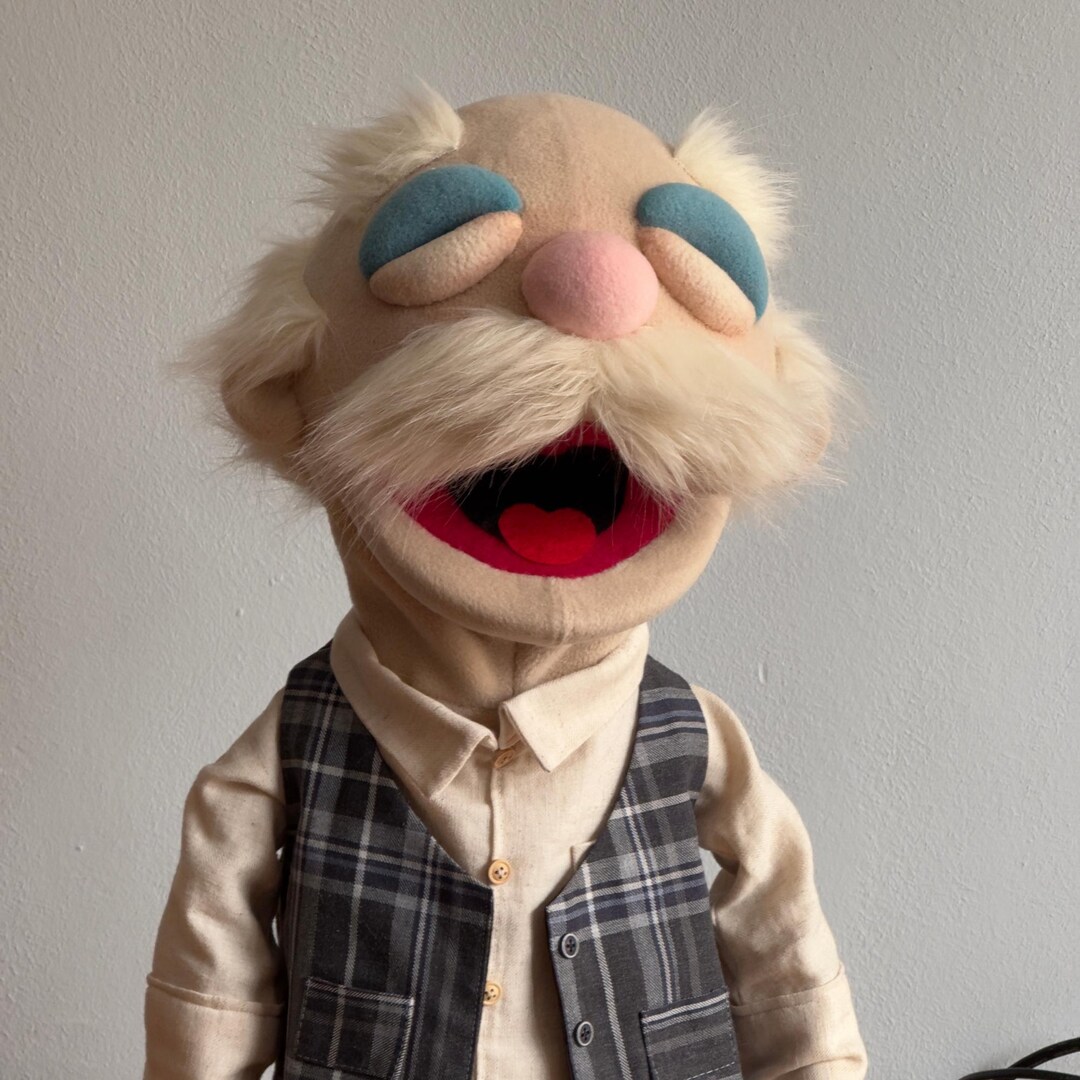Grandfather Hand Puppet - Etsy