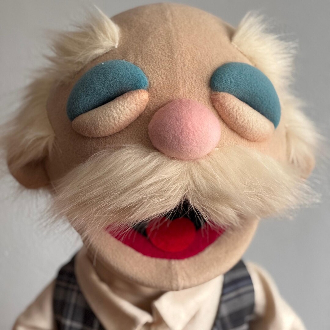 Grandfather Hand Puppet - Etsy