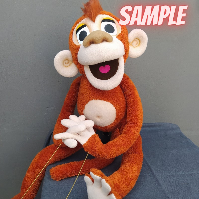 Monkey Puppets - Etsy