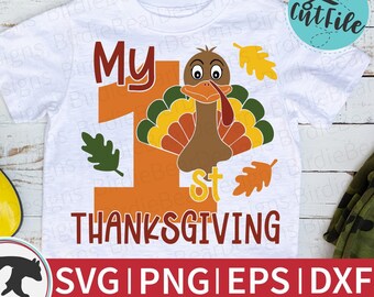 Turkey Svg Girl Boy Turkey Svg Thanksgiving Svg Dxf Eps Png - Etsy
