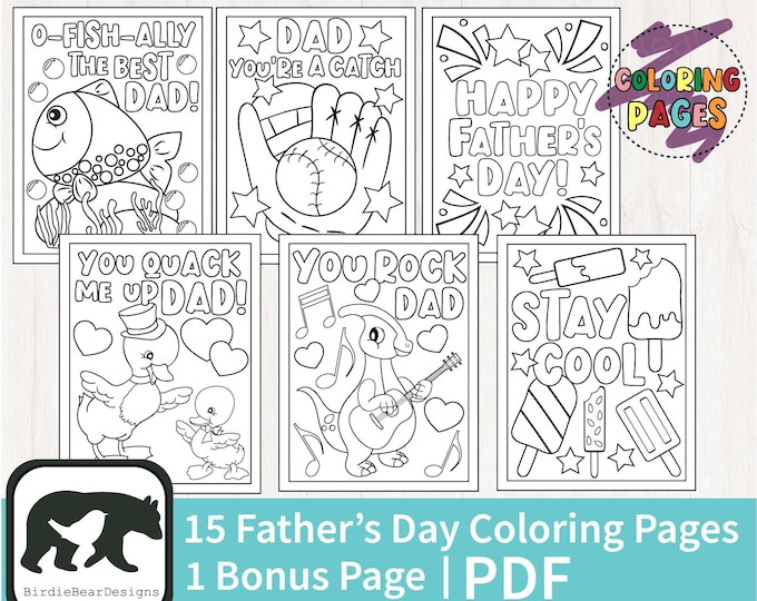 Printable Father's Day Bible Verse Coloring Pages, Father's Day ...