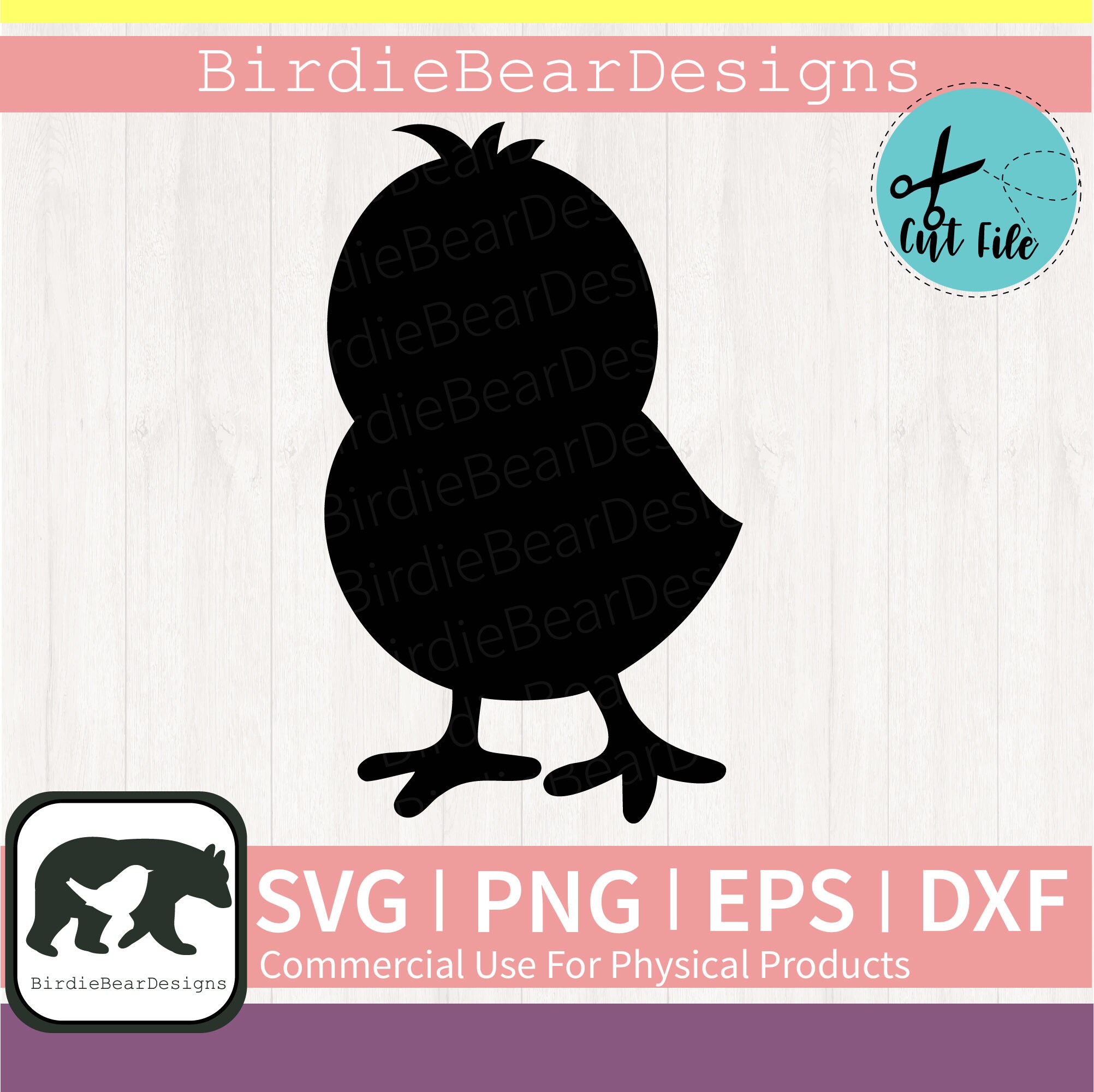 Chick SVG Chick Silhouette SVG Chicken Svg Files Hen Svg | Etsy
