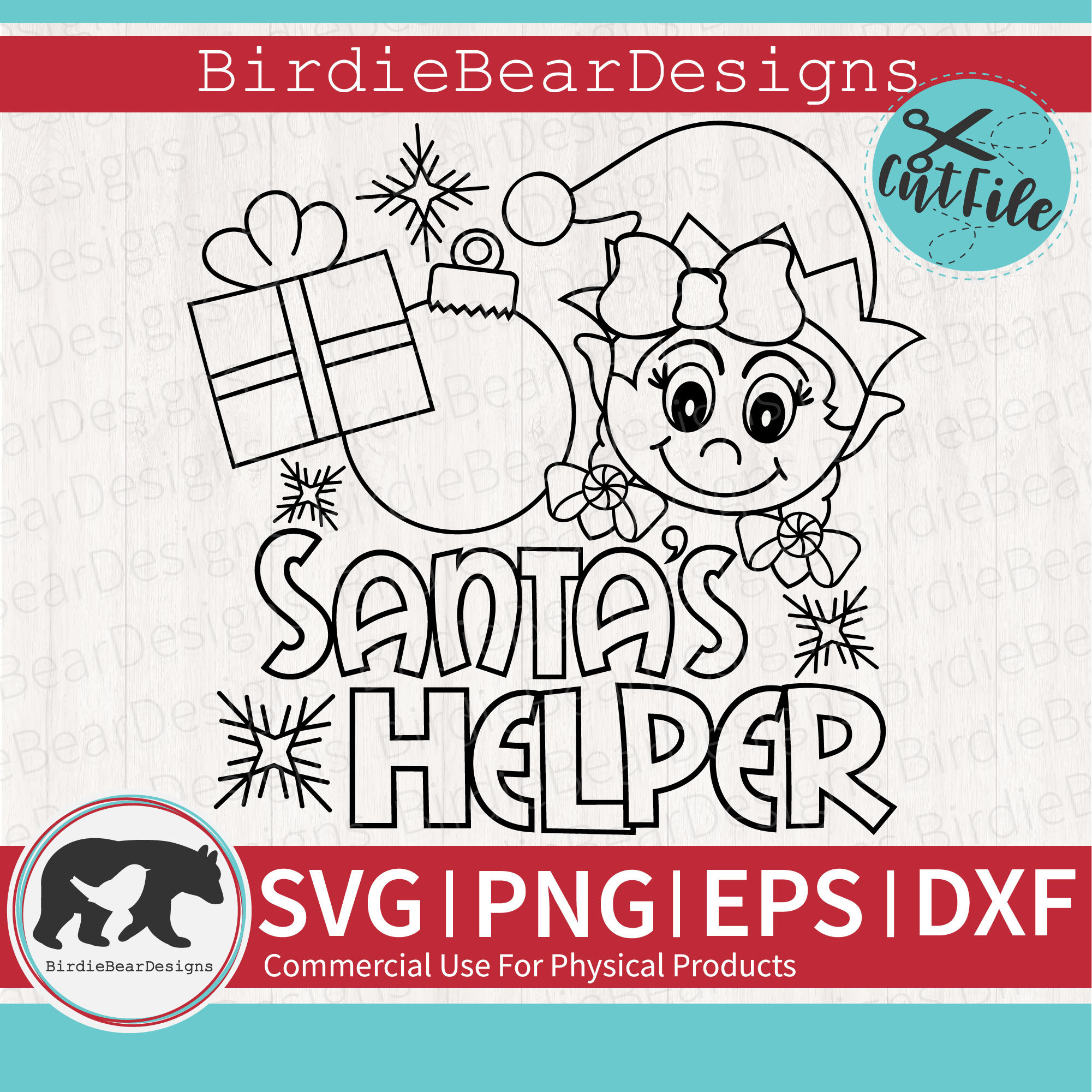 Christmas Coloring Svg, Santas Helper Svg, Christmas Coloring Shirt Svg ...