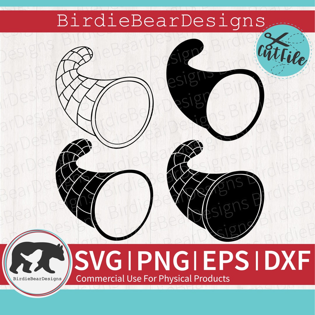 Cornucopia Svg Cornucopia Svg Files Horn of Plenty Svg - Etsy
