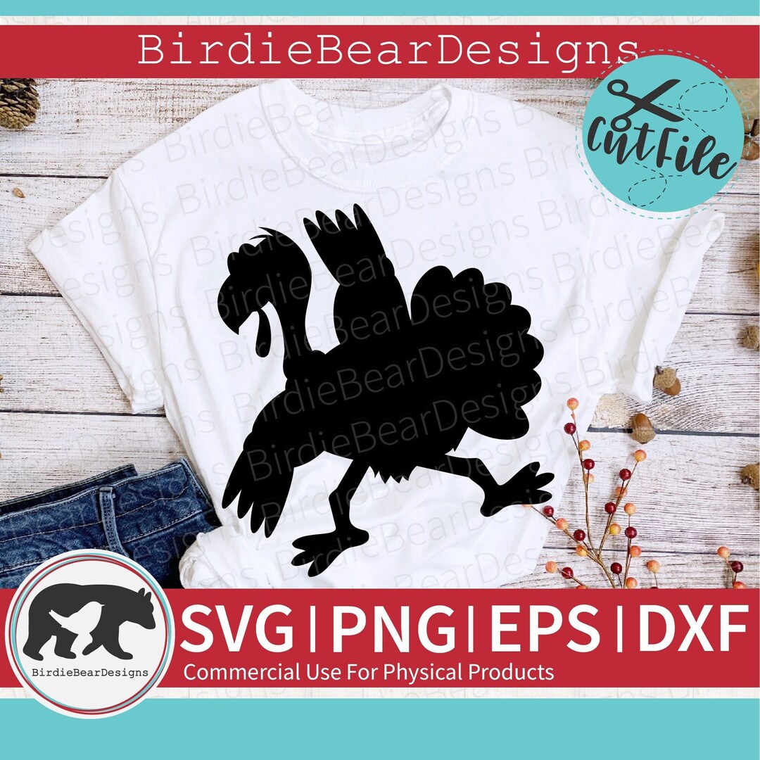 Turkey SVG - Turkey Silhouette SVG - Cute Turkey Svg - Turkey ...