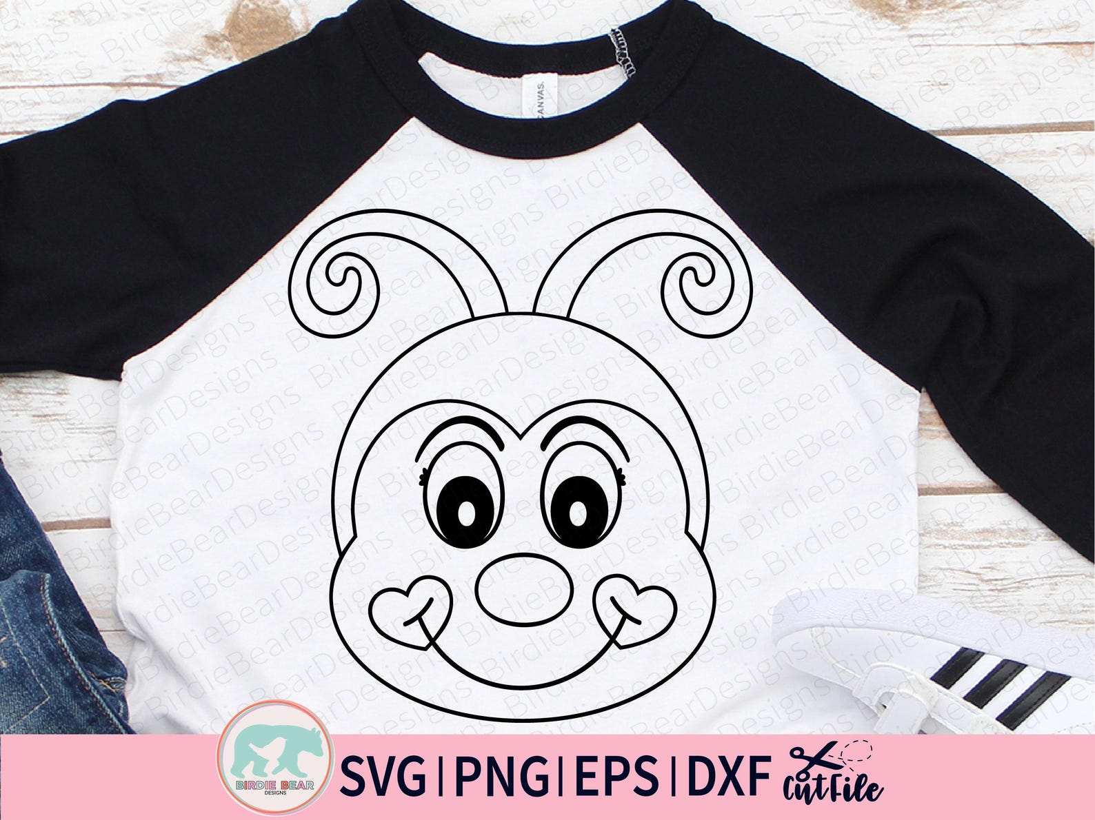 Love Bug Svg, Ladybug Face Svg, Valentine Coloring Svg, Valentine ...