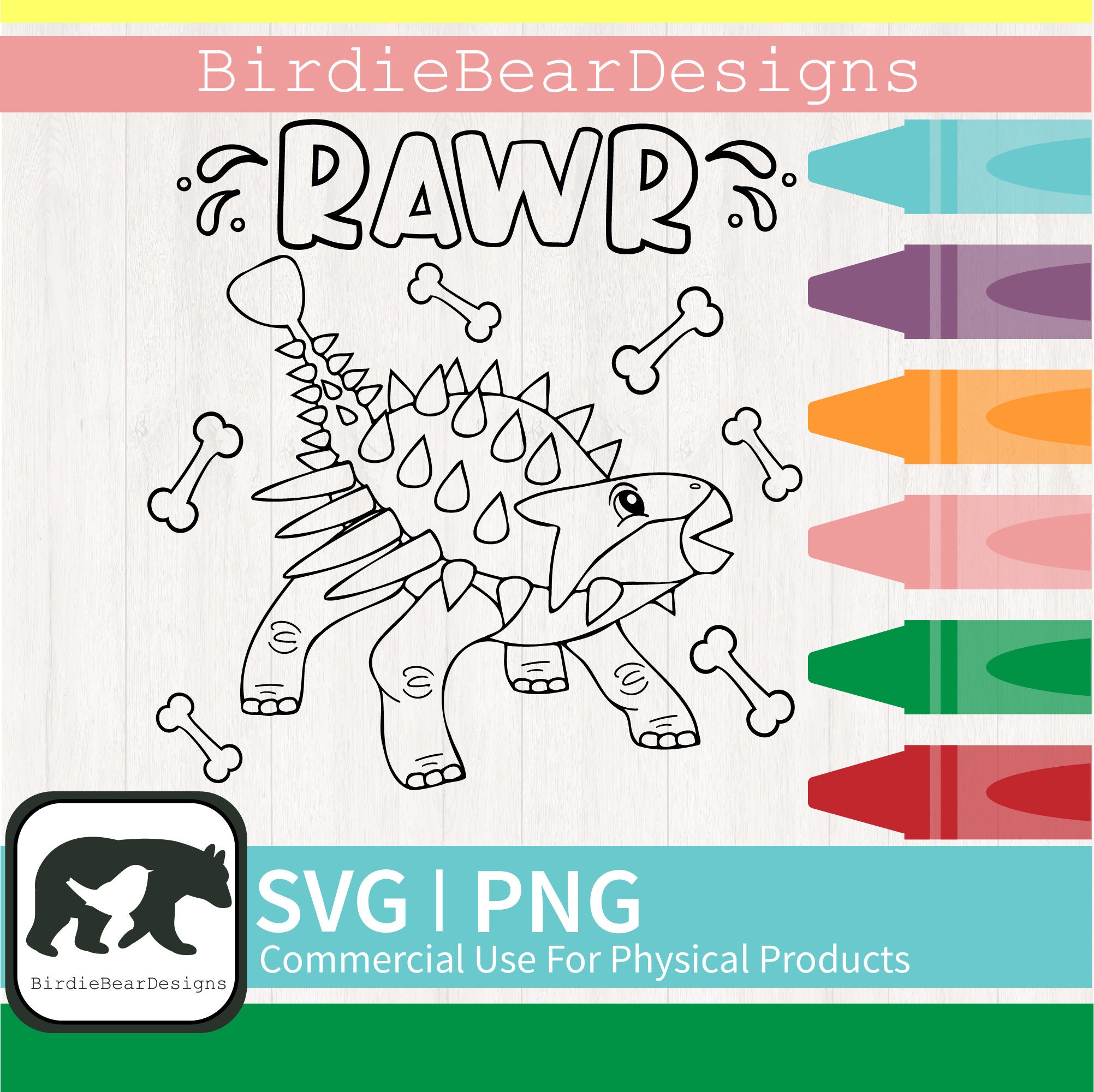 Dinosaur Coloring SVG Coloring SVG Coloring Shirt Svg - Etsy