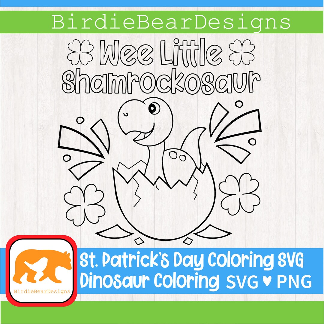 Dinosaur SVG Dinosaur Coloring SVG Dinosaur Coloring Shirt - Etsy