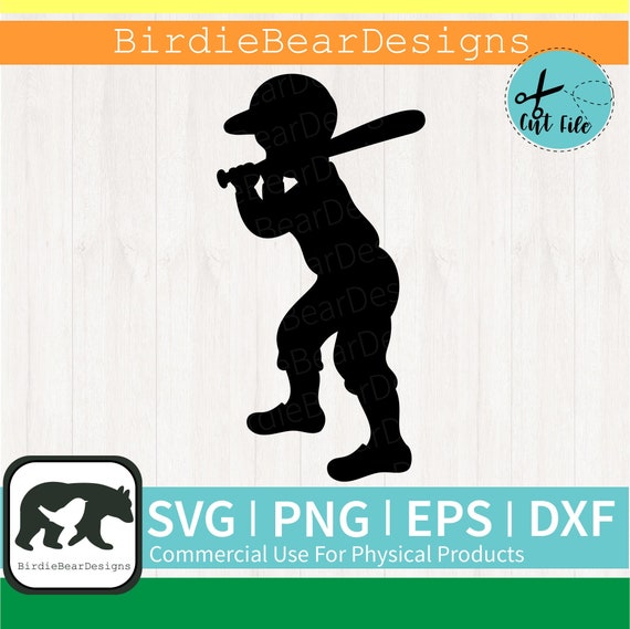 Baseball Player SVG Baseball SVG for Boys Baseball Player - Etsy