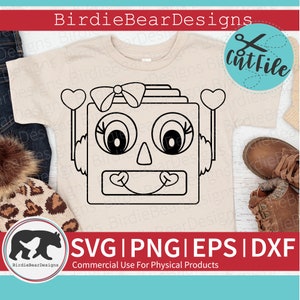 Robot SVG - Valentine Coloring Svg - Robot Coloring - Robot Valentine ...