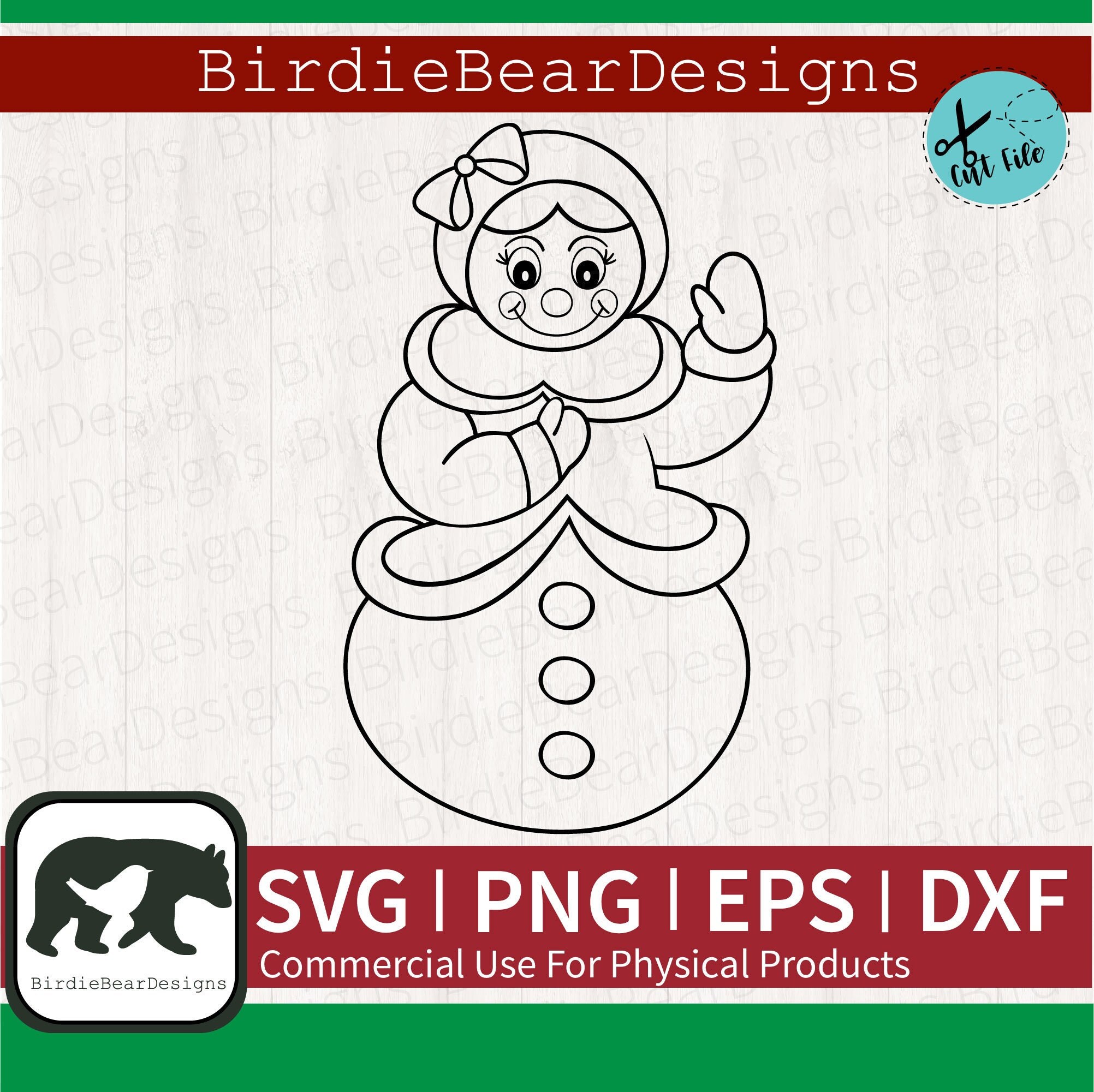 Snowman SVG Snowgirl Svg Snowwoman Svg Snowman Coloring | Etsy