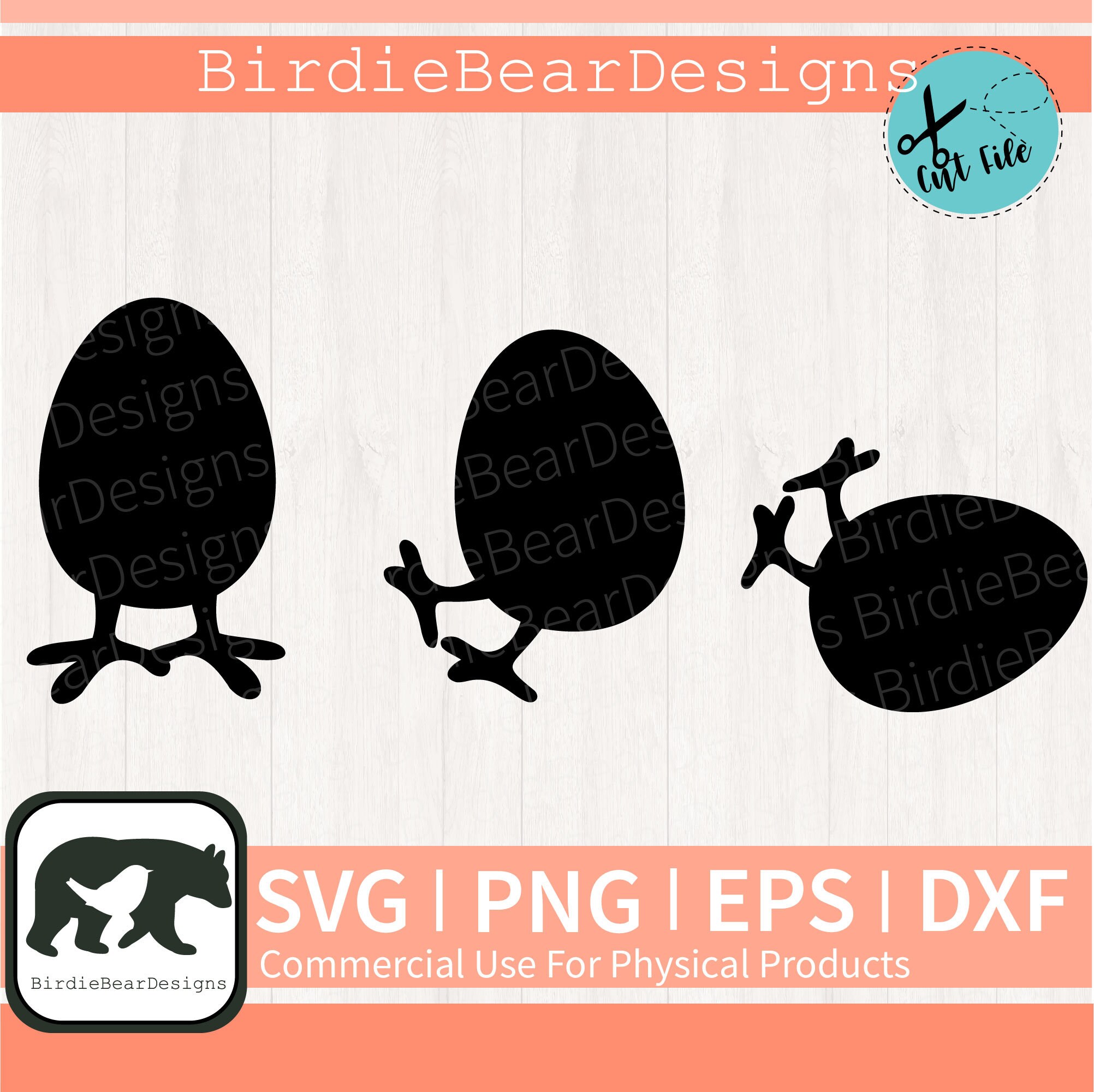 Chick SVG Chick Silhouette SVG Chick Egg Svg Easter | Etsy