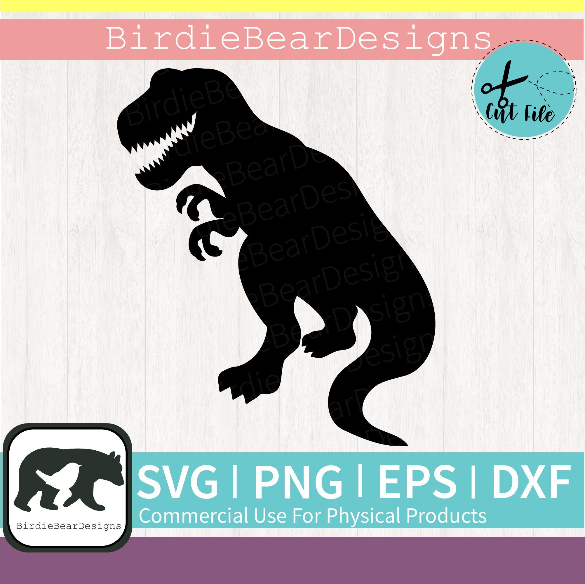 Tyrannosaurus Rex SVG T-rex SVG Dinosaur Svg Dinosaur - Etsy