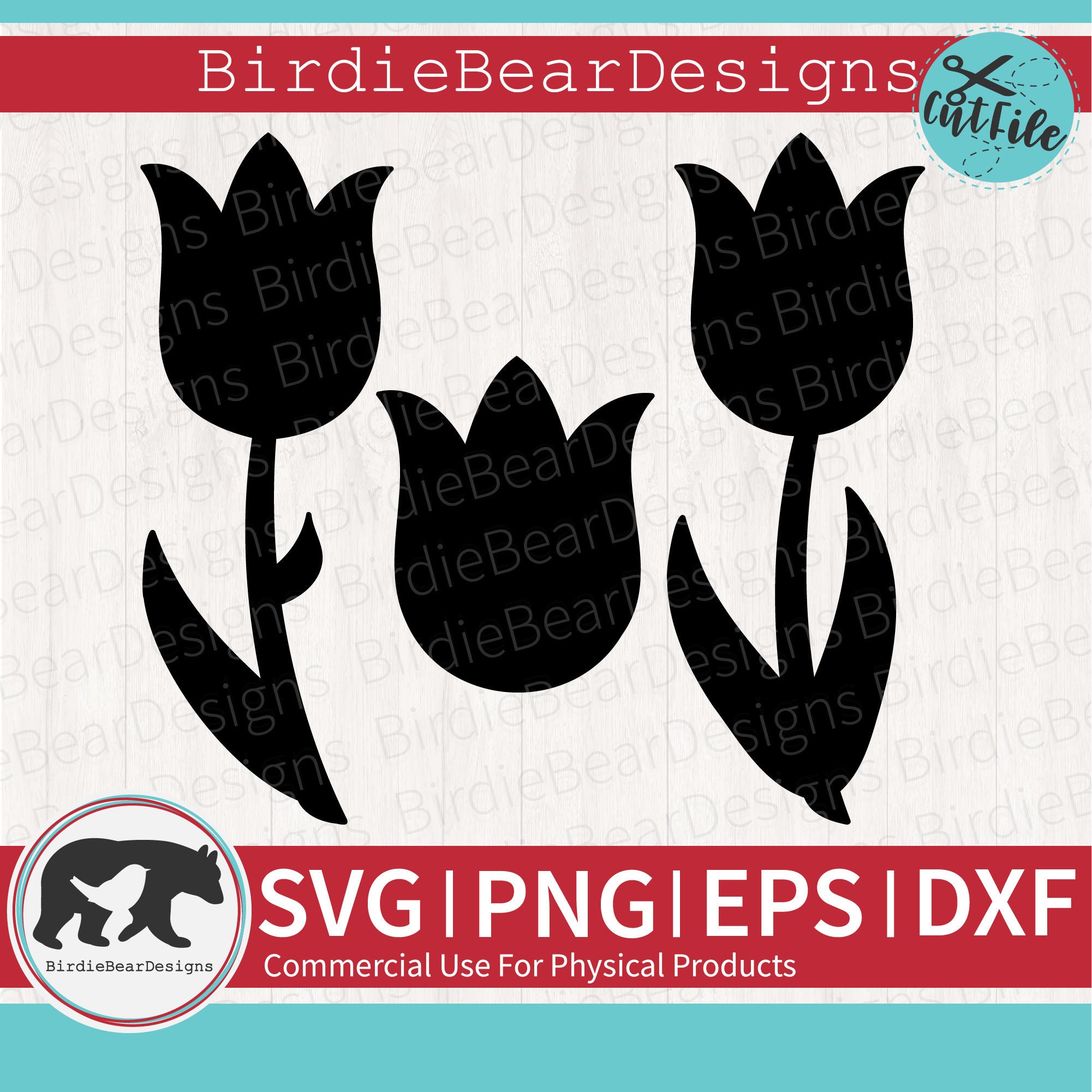 Tulip SVG - Flower Svg - Spring Flower SVG - Tulip Svg Cricut - Tulip ...