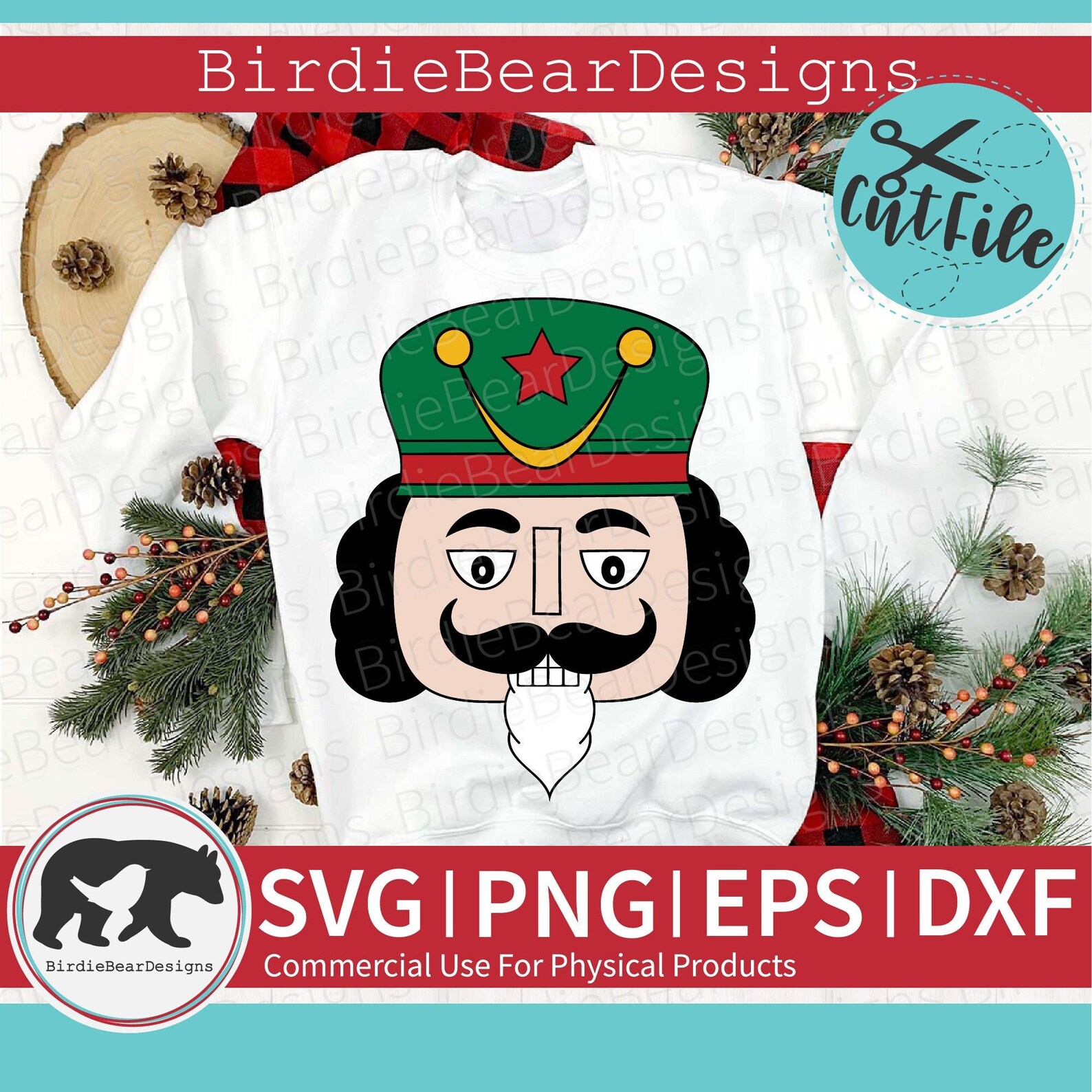 Nutcracker Face SVG Nutcracker Svg Nutcracker Clipart - Etsy