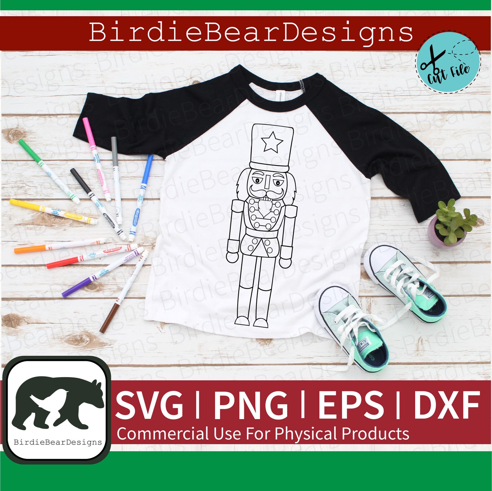 Nutcracker Svg Nutcracker Clipart Nutcracker Coloring Svg | Etsy