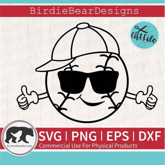 Baseball Svg Baseball Face Svg Tball Svg Baseball Coloring - Etsy
