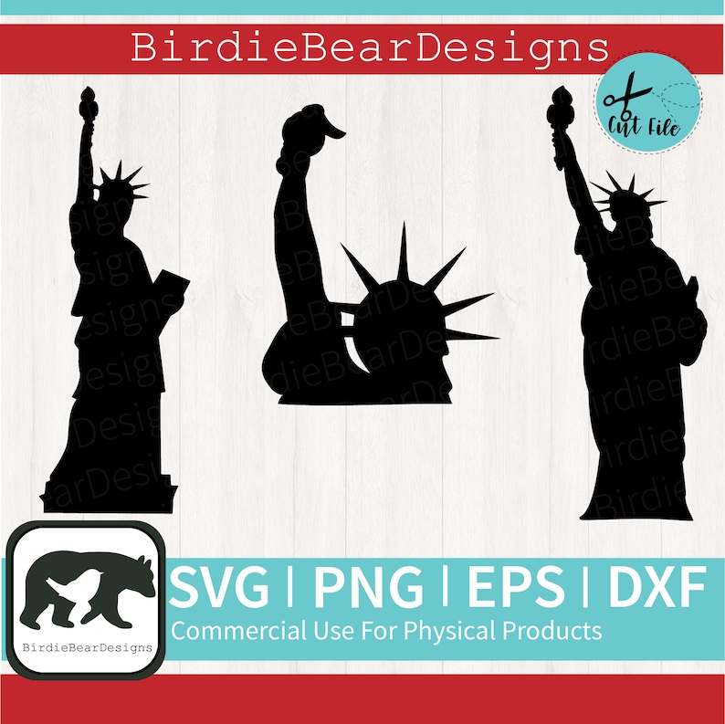 Statue of Liberty SVG Lady Liberty SVG 4th of July Svg | Etsy