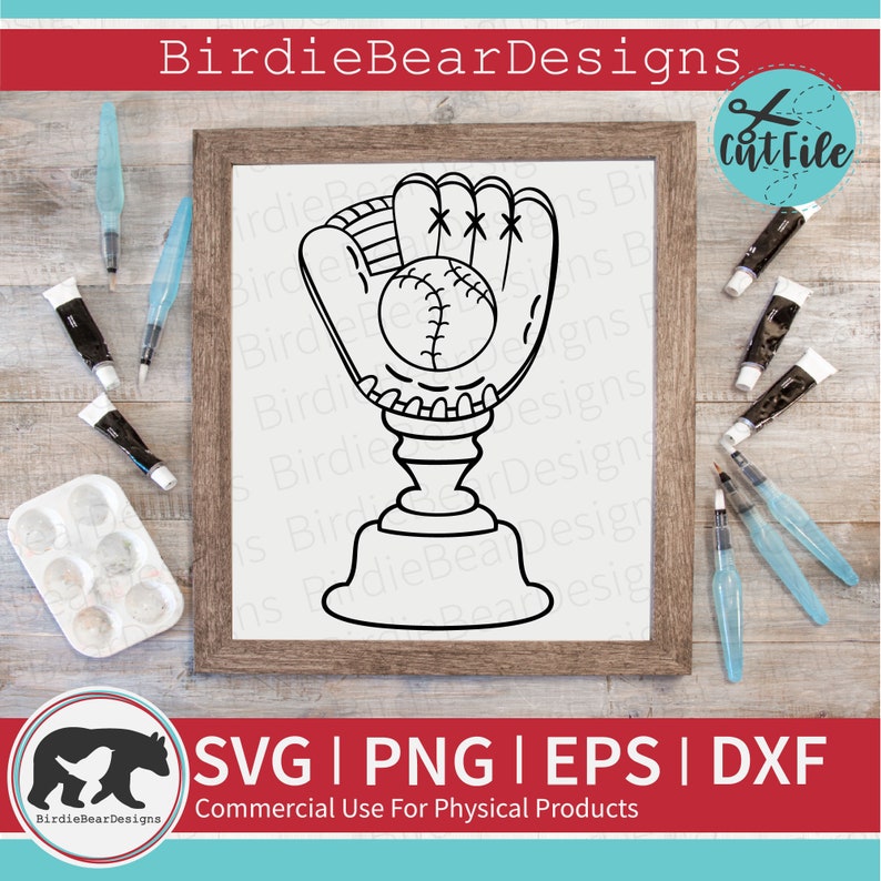 Baseball Trophy SVG Baseball Coloring SVG Trophy Cup Svg | Etsy