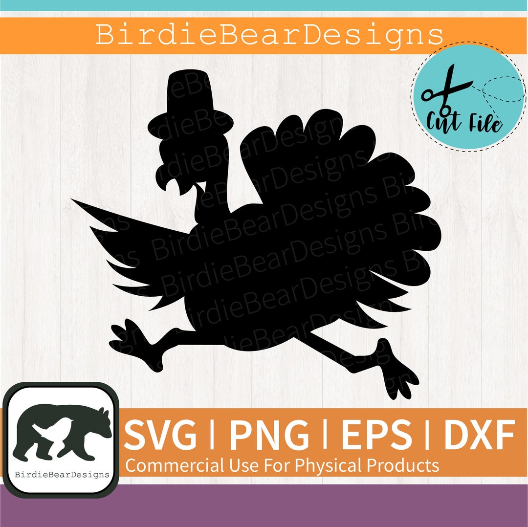 Turkey SVG Turkey Silhouette SVG Cute Turkey Svg Turkey - Etsy