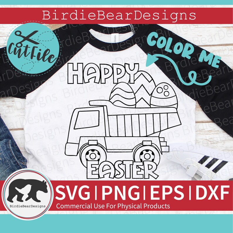 Happy Easter SVG Easter Dump Truck SVG Easter Truck Svg - Etsy