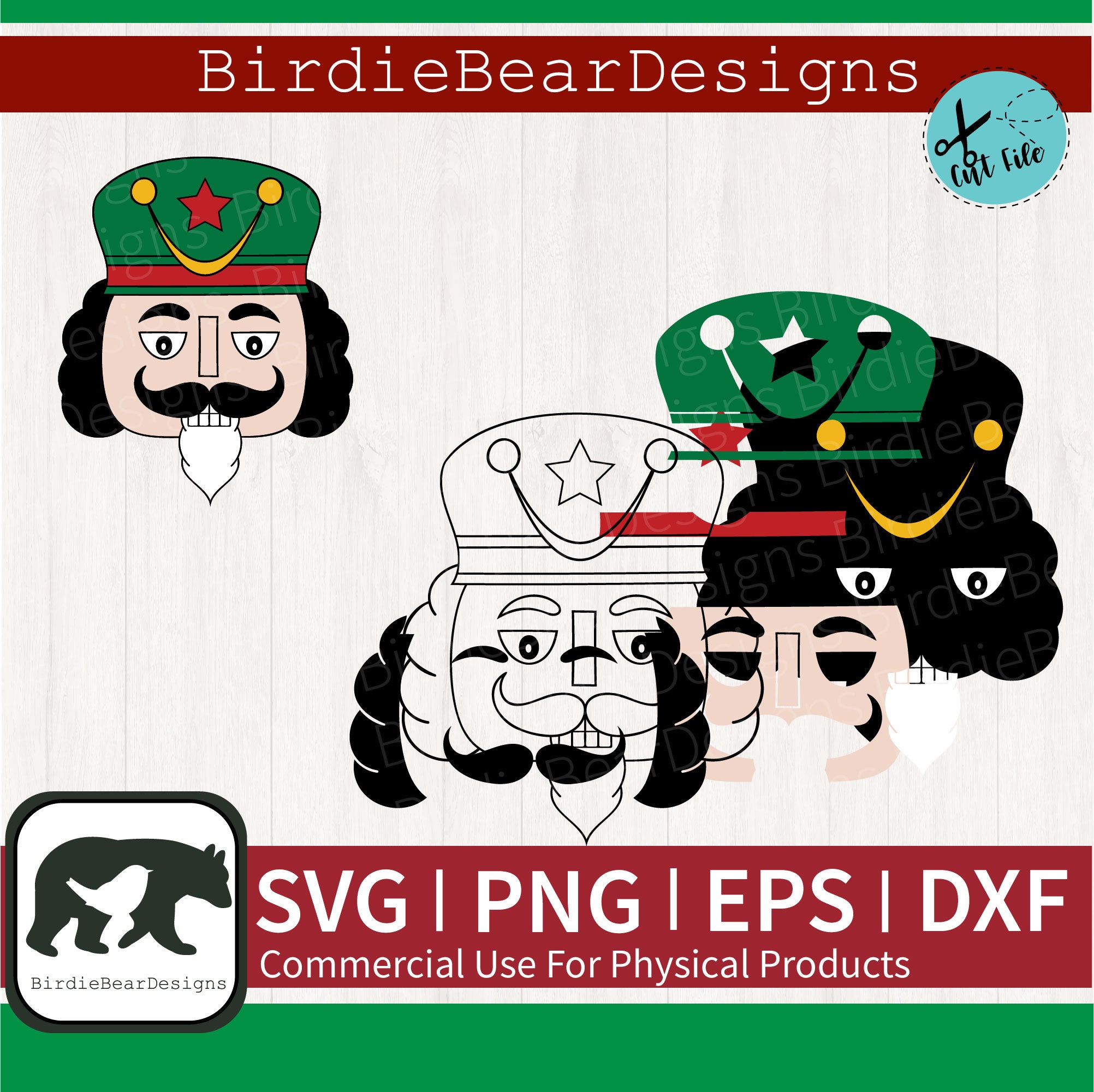 Nutcracker Face SVG Nutcracker Svg Nutcracker Clipart | Etsy UK