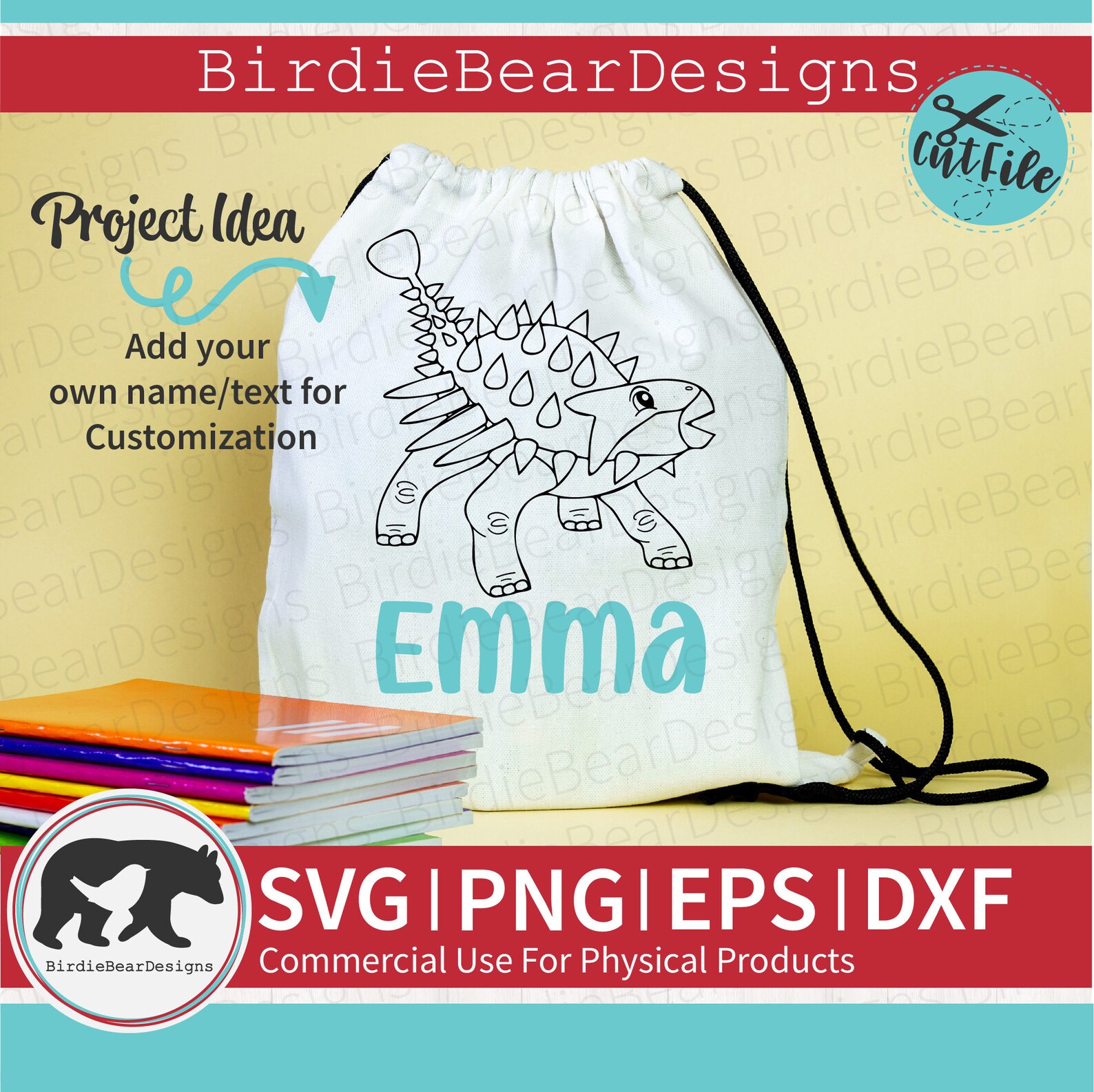 Dinosaur SVG Dinosaur Outline SVG Dinosaur Coloring Svg - Etsy